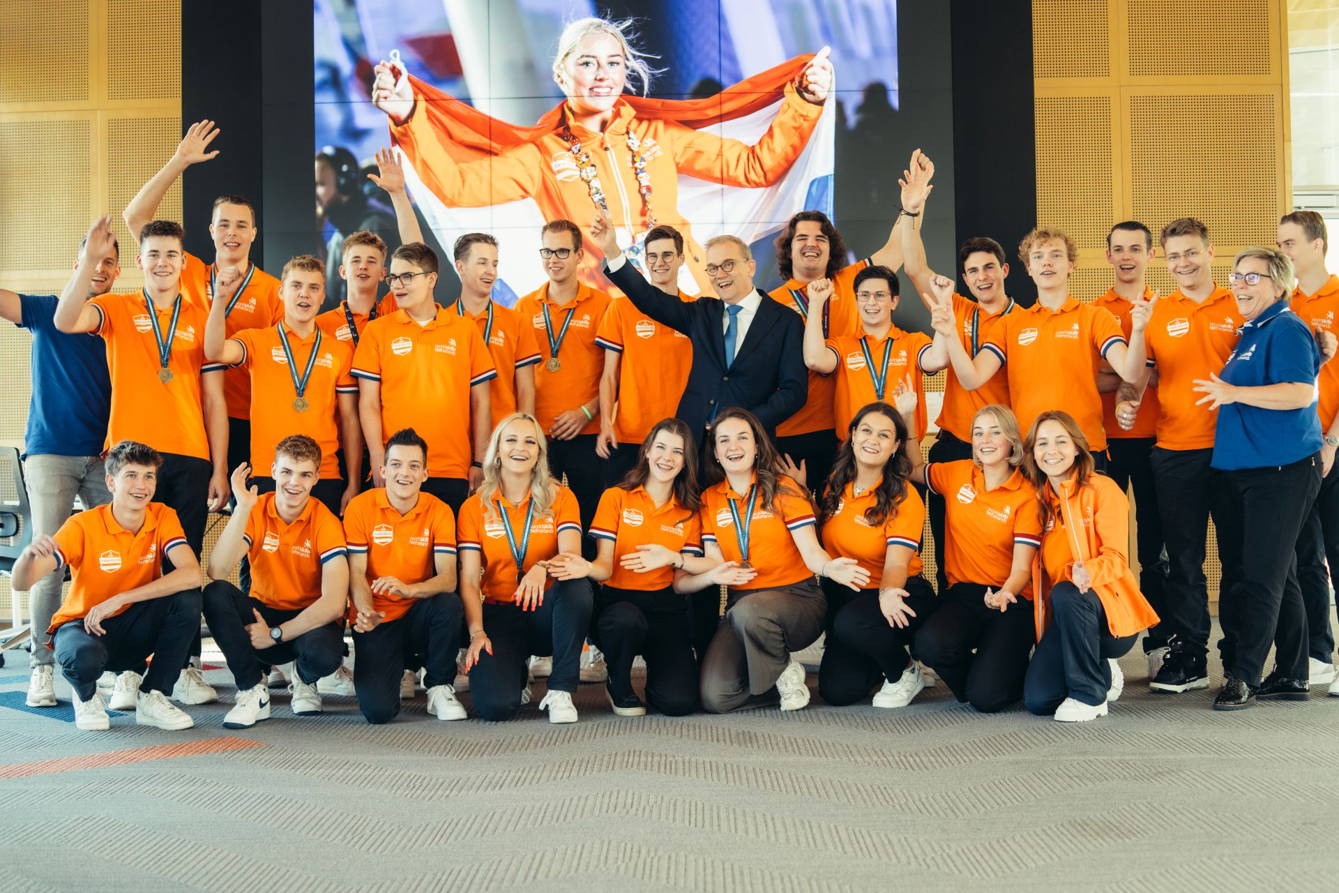 Team Netherlands in Den Haag gehuldigd | WorldSkills Netherlands